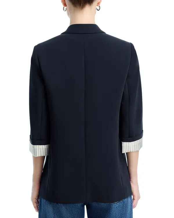 Rag & Bone Jennie 3/4 Sleeve Crepe Blazer - Sal
