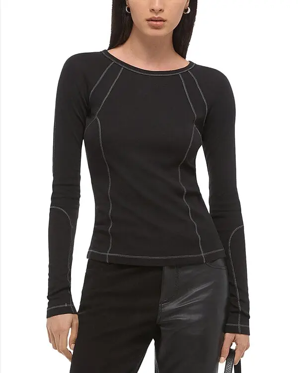 Helmut Lang Raglan Top - Black