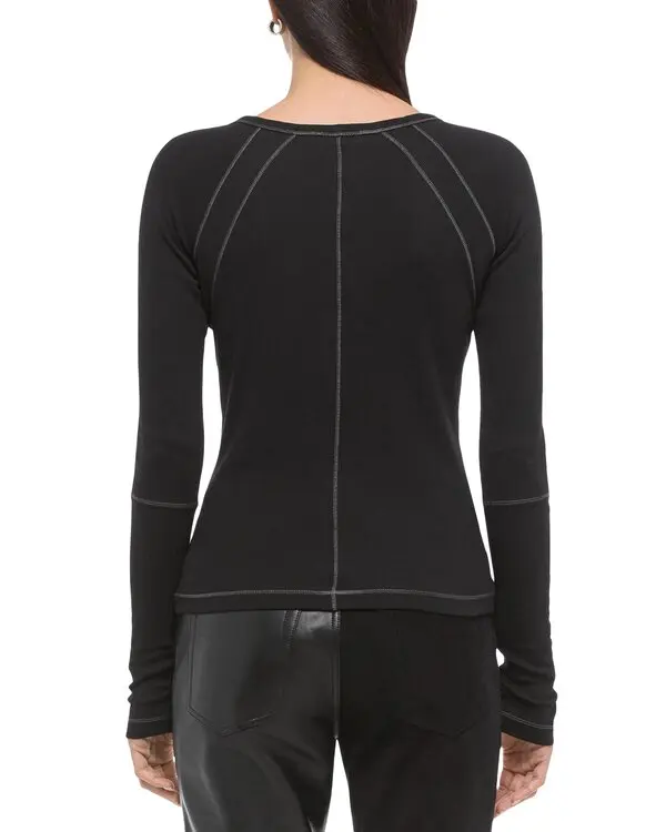 Helmut Lang Raglan Top - Black