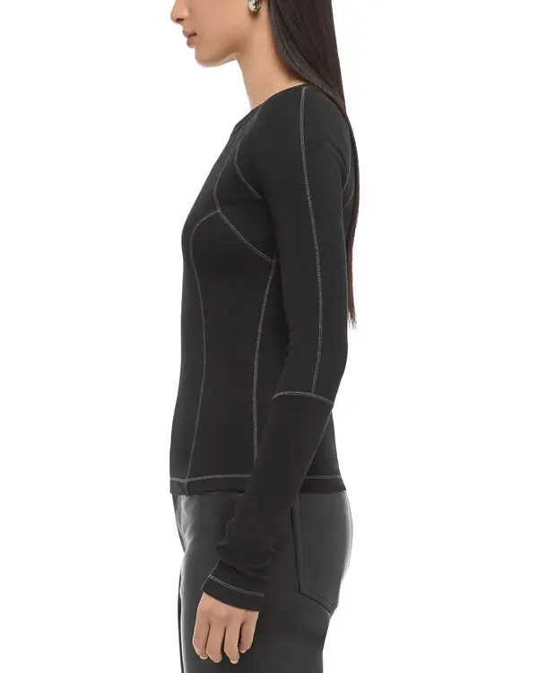 Helmut Lang Raglan Top - Black