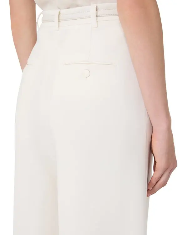 Max Mara Jez Wide Leg Trousers With Belt