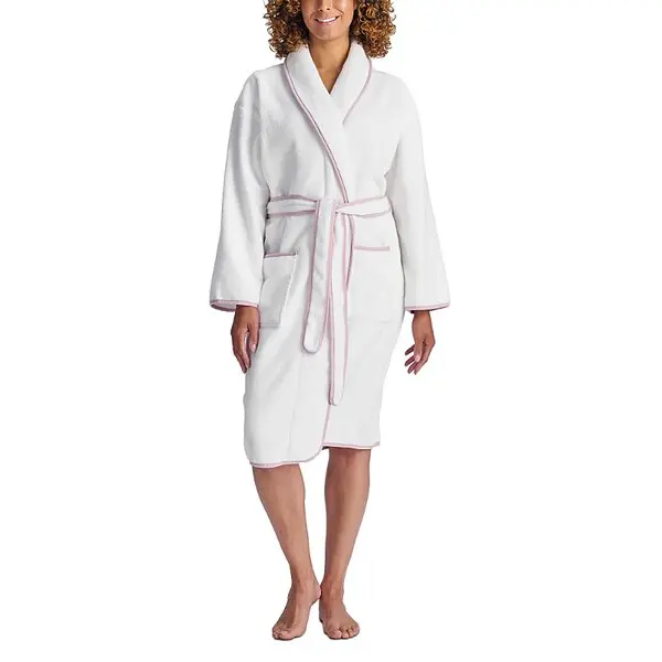 CHRISTY Boundary Turkish Cotton Robe - Pink