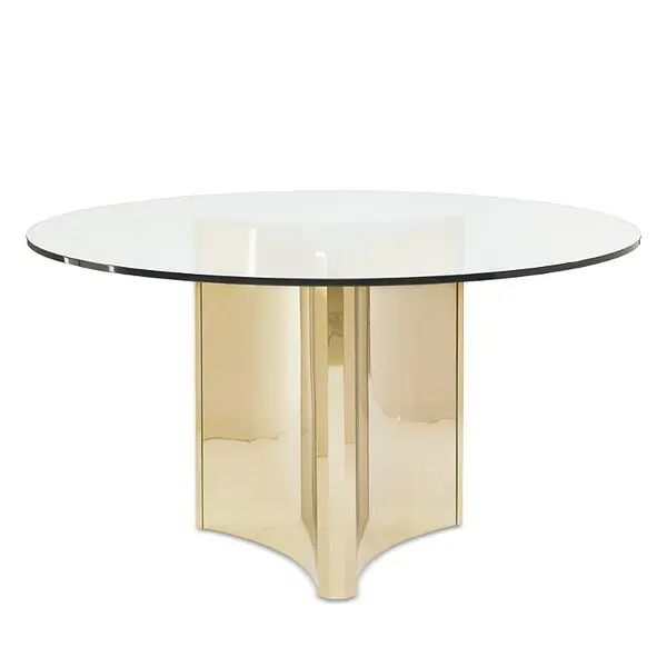 BERNHARDT Abbot Dining Table - Brass