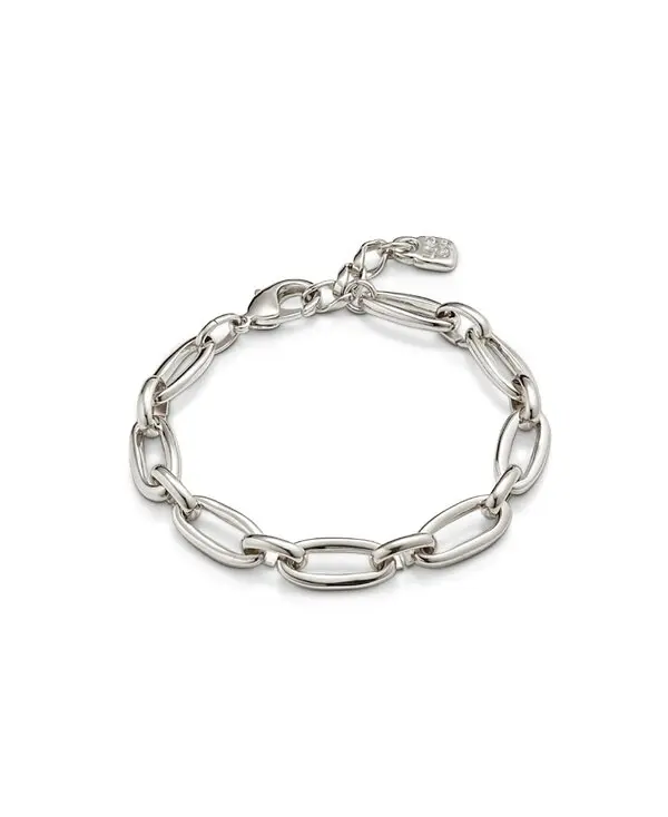 UNODE50 Oval Link Carabiner Bracelet - Silver