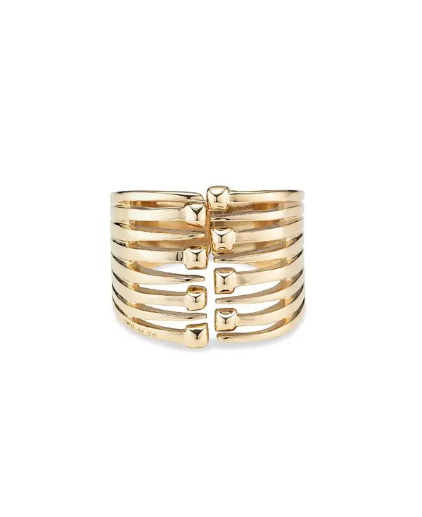 UNODE50 18k -plated Nailhead Accent Bracelet - Gold