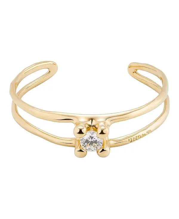 UNODE50 Semi-rigid Crystal Bracelet - Gold