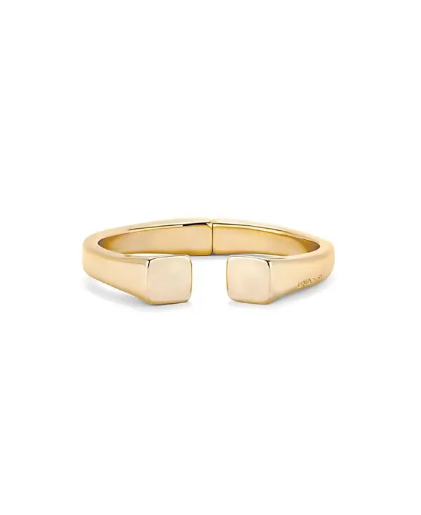 UNODE50 Polished Block Cuff - Gold