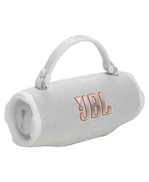 JBL Charge 6 Waterproof Bluetooth Speaker - White