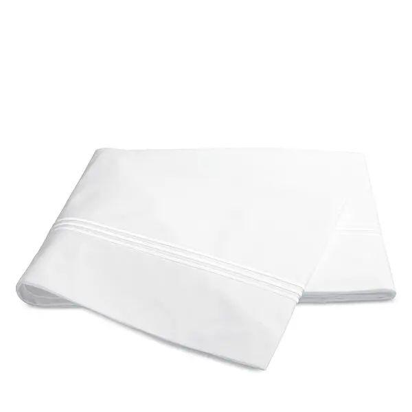 MATOUK Bel Tempo Flat Sheet, King - White