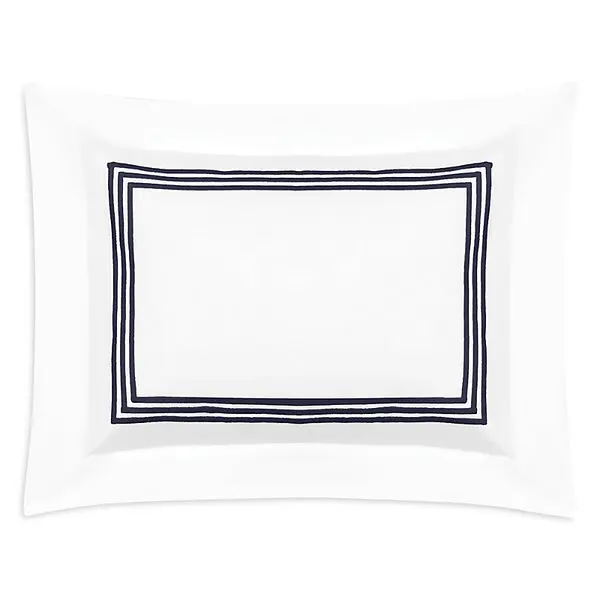 MATOUK Bel Tempo Boudoir Sham - Navy