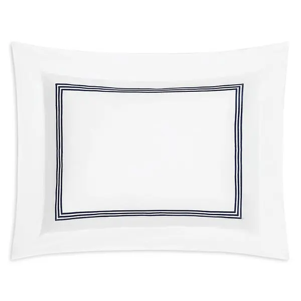 MATOUK Bel Tempo Standard Sham - Navy