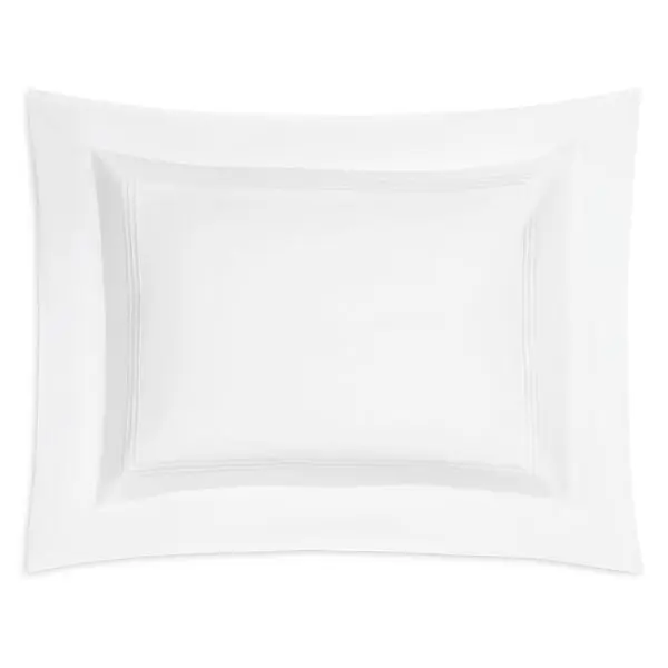 MATOUK Bel Tempo Standard Sham - White