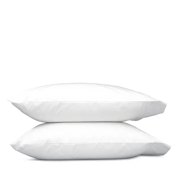 MATOUK Bel Tempo Standard Pillowcase, Pair - White