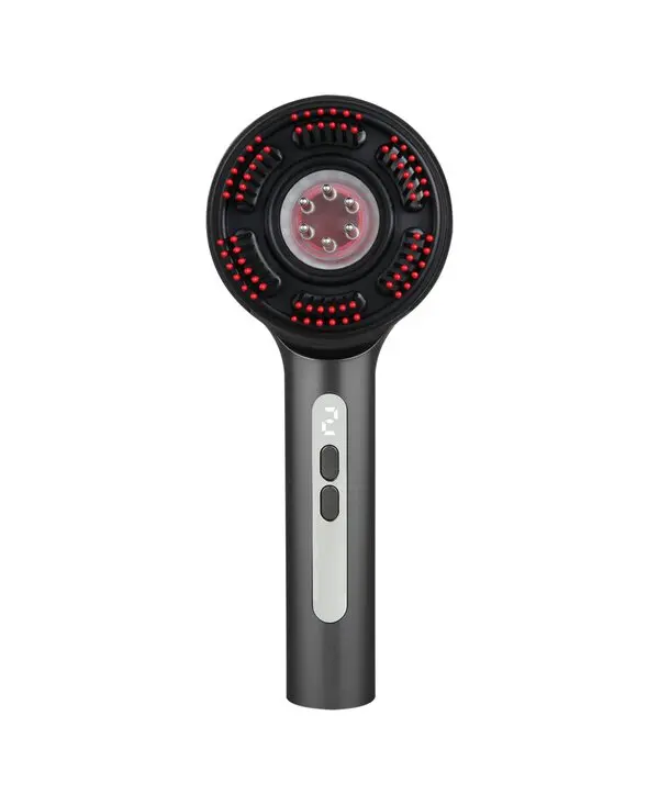 PROSPERA Panther Glow 3x Led Hair Rejuvenate Massage Comb - Black