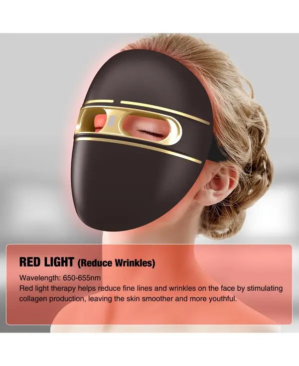 PROSPERA Penguin 4 Led Light Platinum Therapy Face Mask