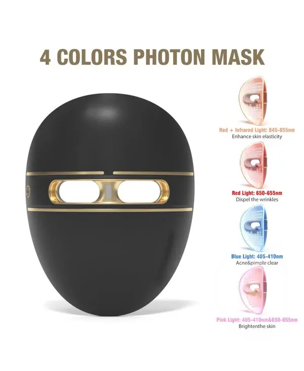 PROSPERA Penguin 4 Led Light Platinum Therapy Face Mask