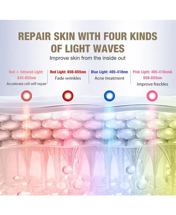 PROSPERA Penguin 4 Led Light Platinum Therapy Face Mask