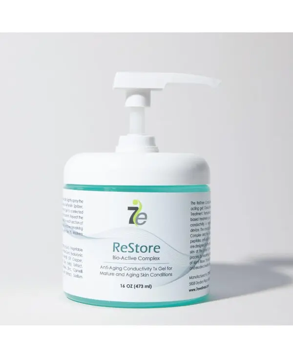 7E WELLNESS Restore Conductive Gel - Light Blue