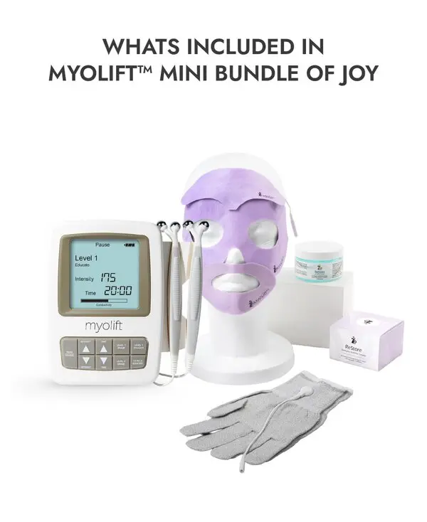 7E WELLNESS Myolift Mini Microcurrent Device Bundle