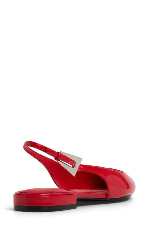 Aldo Kristell Pointed Toe Slingback Flat - Red