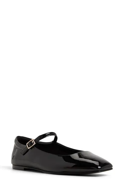 Aldo Kristyn Mary Jane Flat - Black