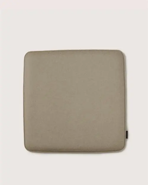GRAF LANTZ Zabuton Merino Wool Square Seat Cushion - Clay