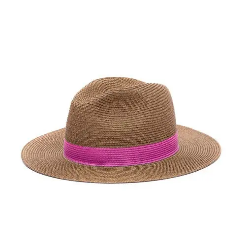 LASTELIER Portofino Straw Hat - Pink