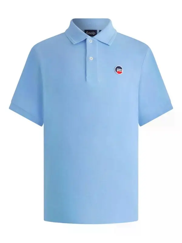 Fusalp Gerlo Cotton Polo Shirt - Blue