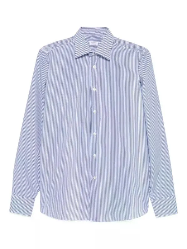 BORRIELLO NAPOLI Striped Cotton Shirt