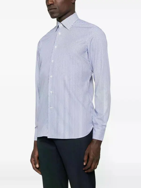 BORRIELLO NAPOLI Striped Cotton Shirt