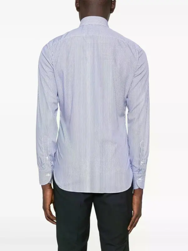 BORRIELLO NAPOLI Striped Cotton Shirt
