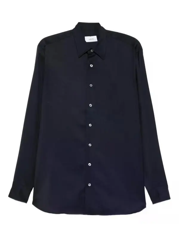 LARDINI Long-sleeve Wool Shirt