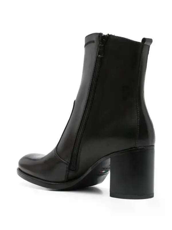 NEROGIARDINI 70mm Zip-detail Block-heel Boots