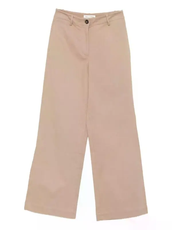 Marc O'polo Organic Cotton Blend Belt-loops Trousers