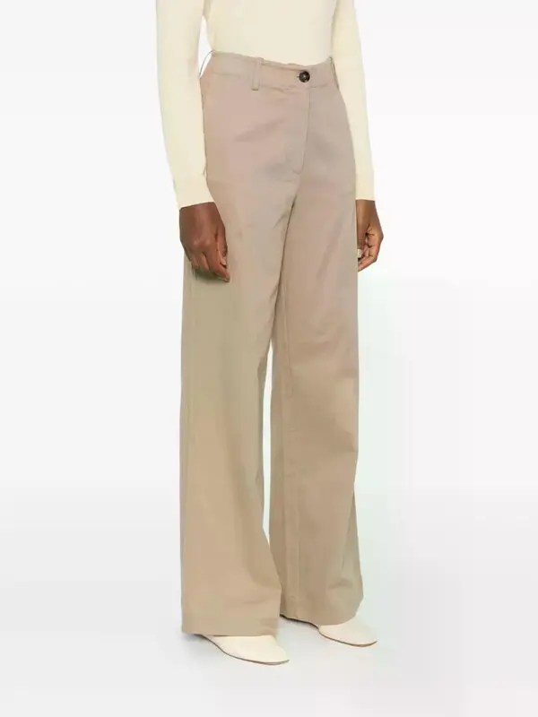 Marc O'polo Organic Cotton Blend Belt-loops Trousers