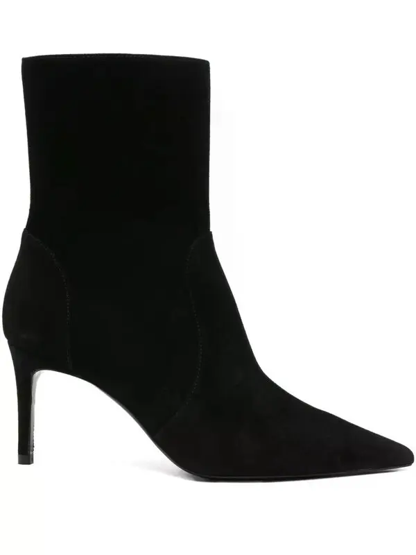 STUART WEITZMAN Pointed-toe Suede Boots