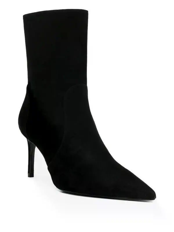 STUART WEITZMAN Pointed-toe Suede Boots