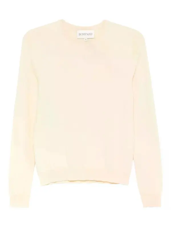 Eric Bompard Crew-neck Cashmere Sweater - Yellow