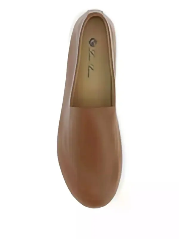 Loro Piana Leather Loafers - Brown