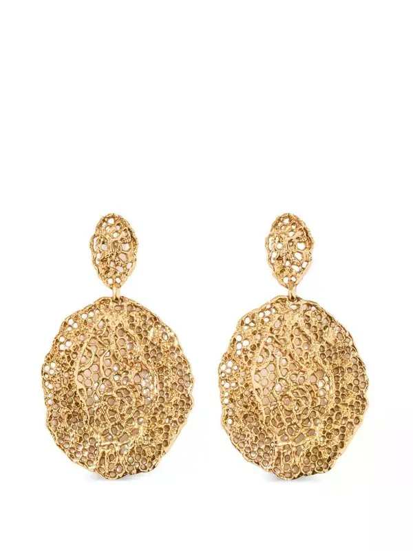 AURÉLIE BIDERMANN Vintage Lace Earrings - Metallic