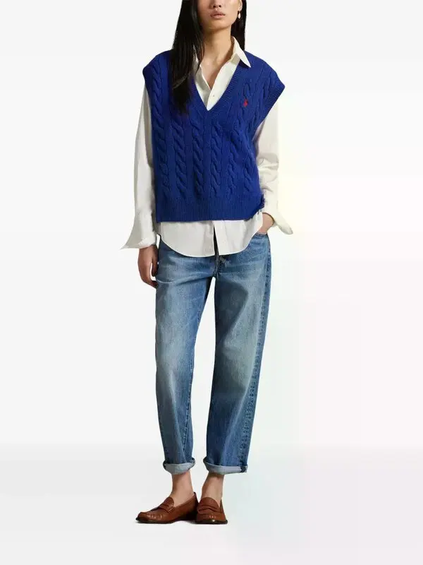 Polo Ralph Lauren Cable-knit V-neck Vest