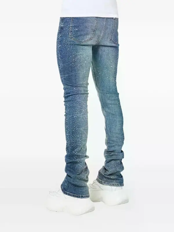 GUAPI Starry Sky Skinny Jeans - Blue