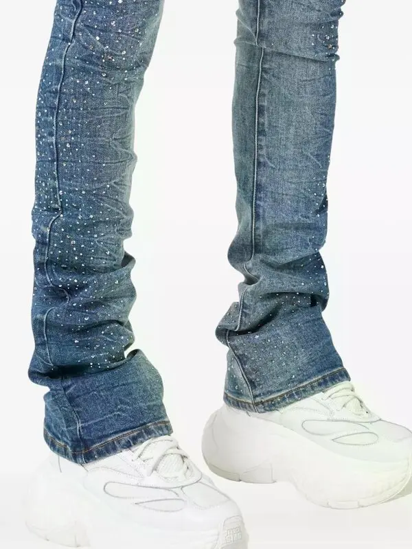 GUAPI Starry Sky Skinny Jeans - Blue