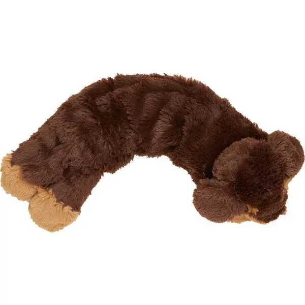 WARMIES Dachshund Plush Neck Wrap - Brown