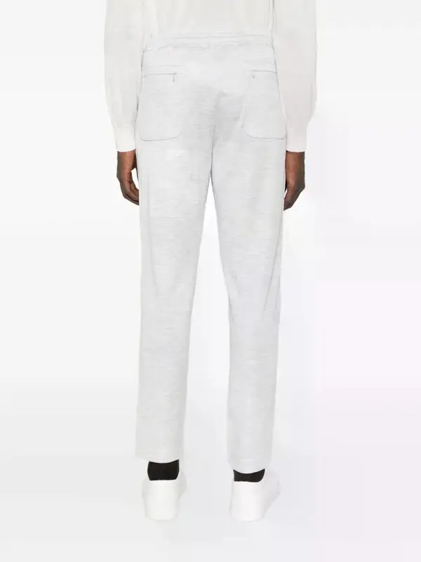 Eleventy Drawstring Zip-pocket Trousers