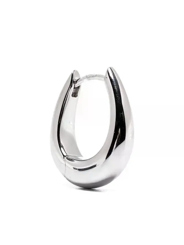 Tom Wood Sterling Hoop Earrings - Silver