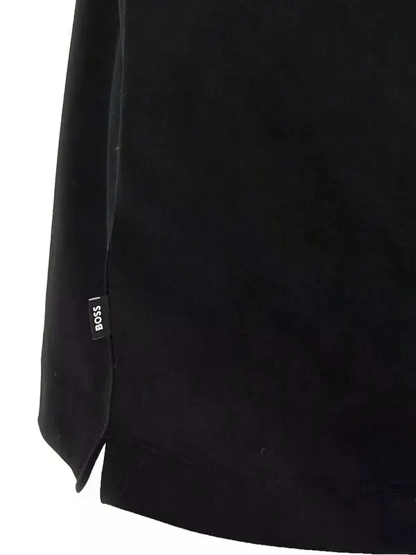 BOSS Half-zip Short-sleeve Polo Shirt