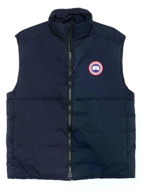 Canada Goose Lodge Logo-patch Quilted Gilet - Blue