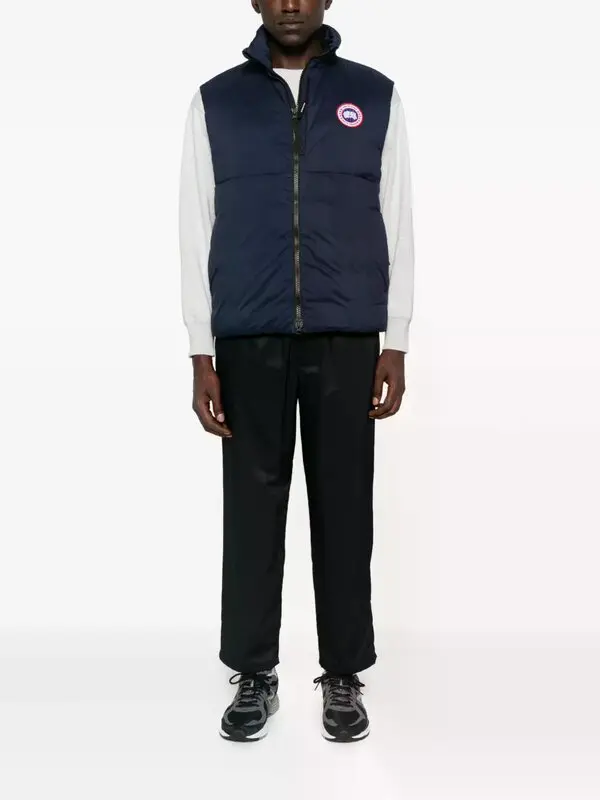 Canada Goose Lodge Logo-patch Quilted Gilet - Blue