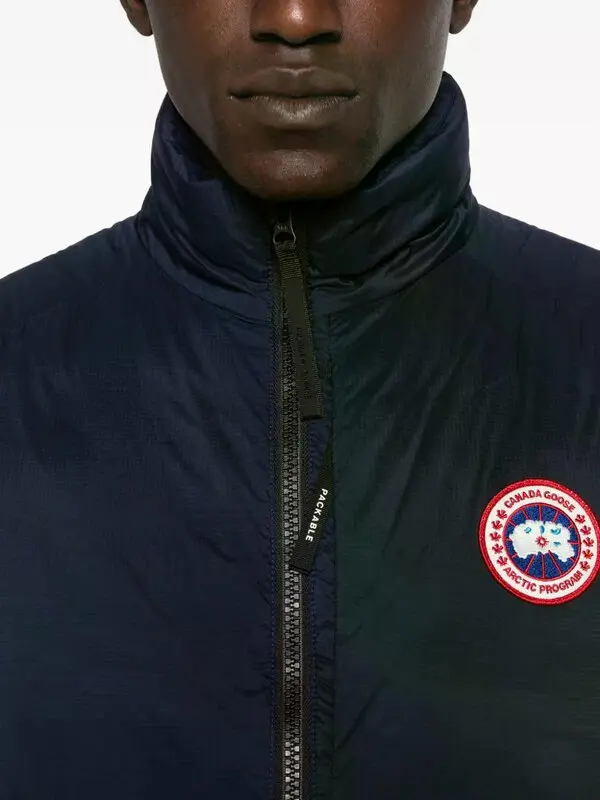 Canada Goose Lodge Logo-patch Quilted Gilet - Blue